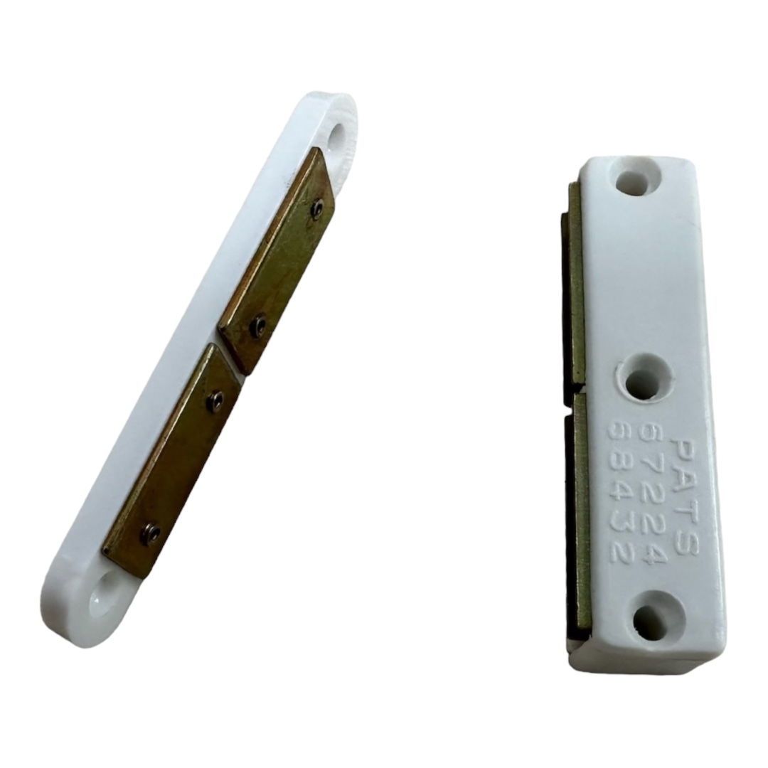 Fecho Magnético Com Molas Duplo Branco - ABCMAIOR